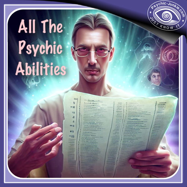Complete List Of Psychic Abilities And Divinations