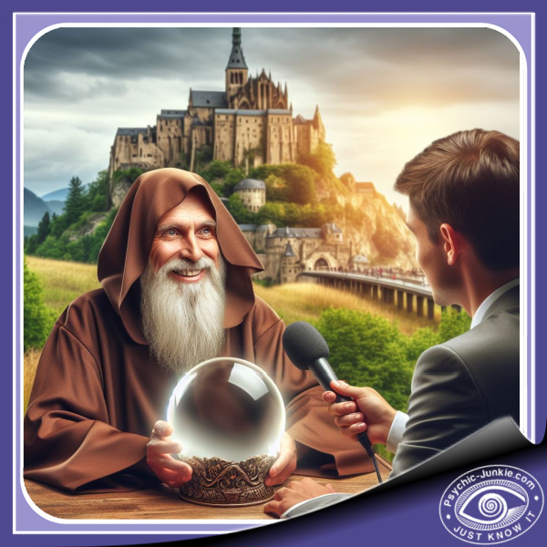 The Psychic Monk: A Happy Medium Being Interviewed For You